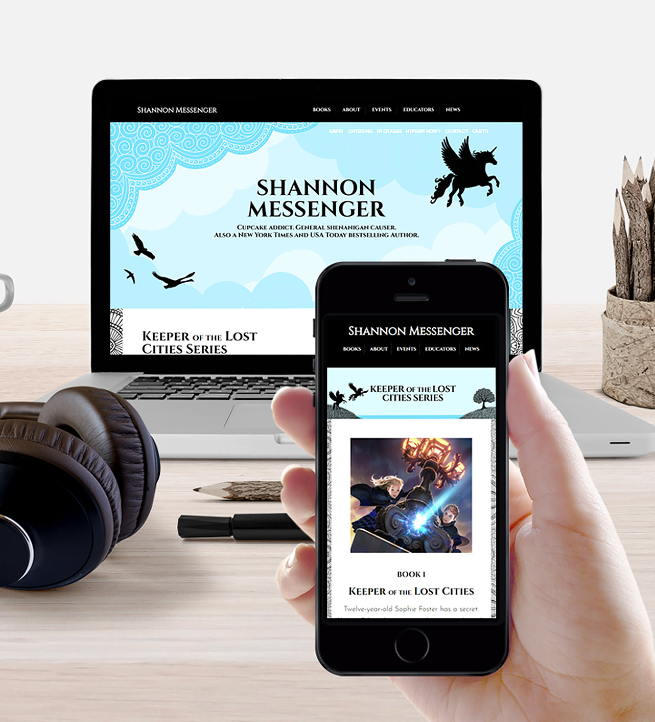 Shannon Messenger | Website Development & Maintenance